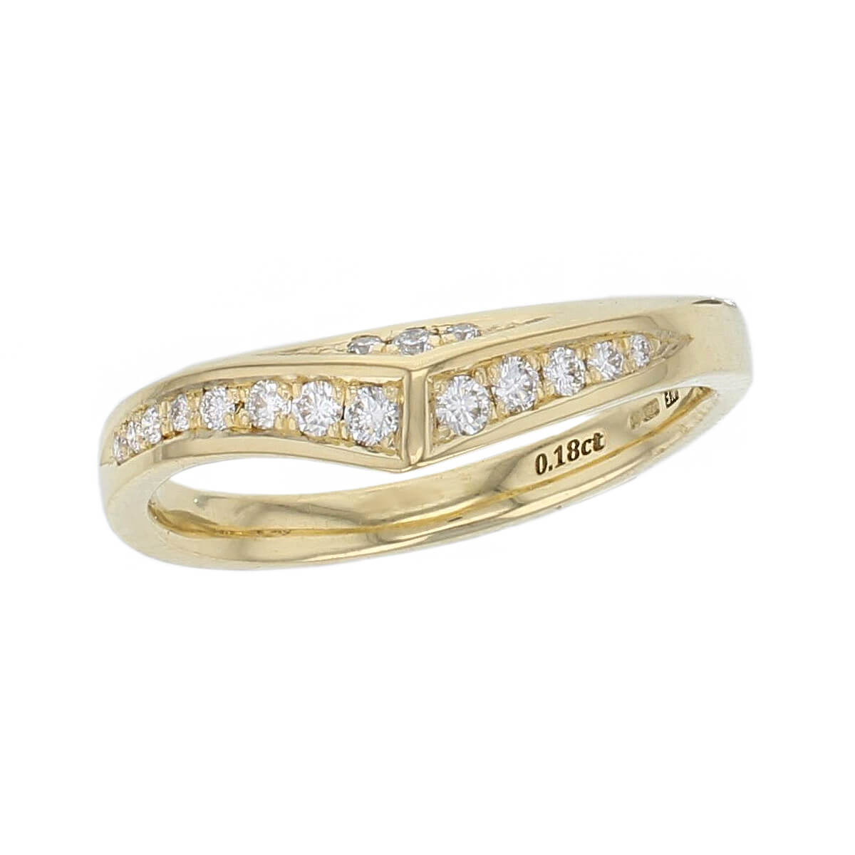 18ct Yellow Gold Diamond Dress Ring | Designer bespoke jewellery